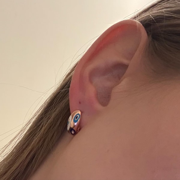 50mm Oversized Elegant Hoops, Oversized Hoop Earrings, Large Gold Hoop ...