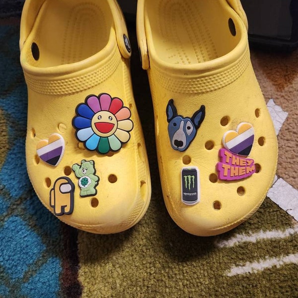 LGBTQ / Pride / Rainbow Colors PVC Shoe Charms for Crocs, Party Favors ...