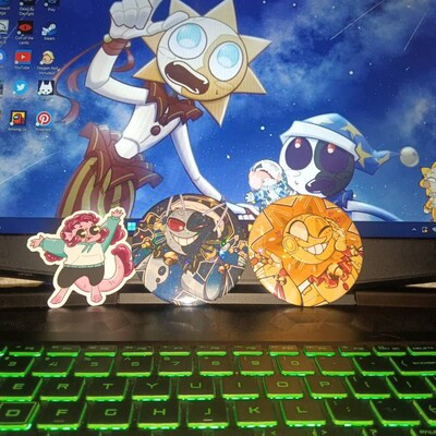 FNAF SB Large Holographic Badges - Etsy