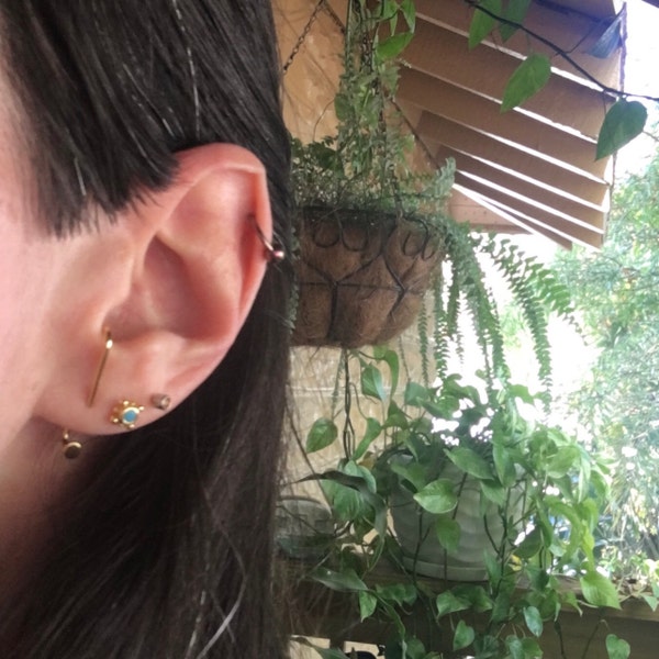 Dot Ear Jackets by Caitlyn Minimalist • Minimalist Earrings • Modern ...