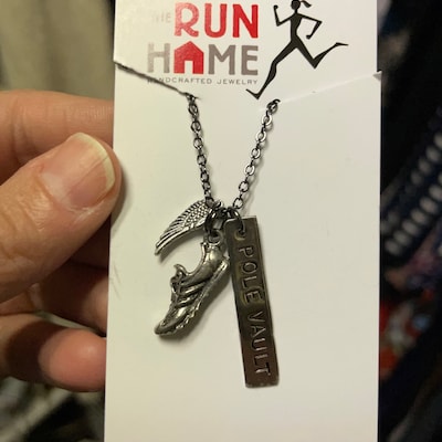 Run RUNNER Key Chain / Bag Tag Shoe Plus Large RUN Pendant on Ball ...