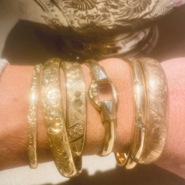 C.1790's-1810, Antique Flatbutton, Treble Gilt Colour Button, British ...