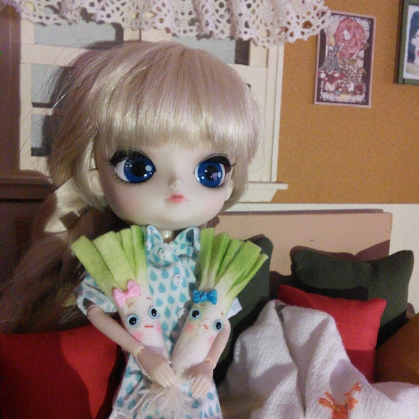 Darling Leek Girl or Boy, Toy for Dolls, You Choose Boy or Girl MADE TO ...