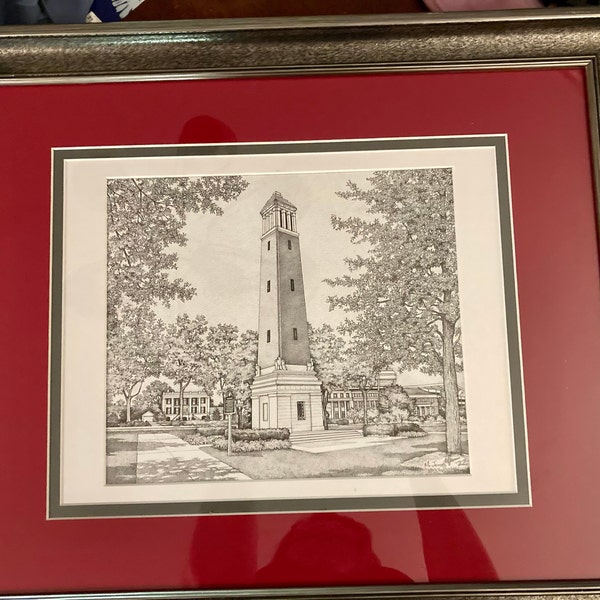 Alabama 11x14 Pen and Ink Print - Etsy
