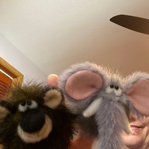 Magpie Puppet for Children. Plush Hand Puppet Magpie. Bibabo - Etsy