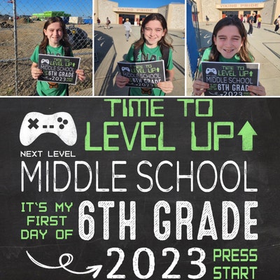 First Day of Junior Year Sign 1st Day of High School 2023-2024 Junior ...