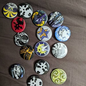 TWEWY Starter Set 8 1-1/2 Pinback Buttons - Etsy
