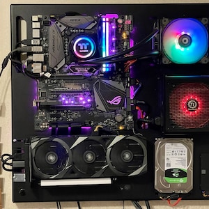 Micro ATX Open Air Computer Case - Etsy