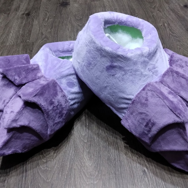 DIGITAL Sergal Foam Feet Base Template for Fursuits - PDF Download - Etsy