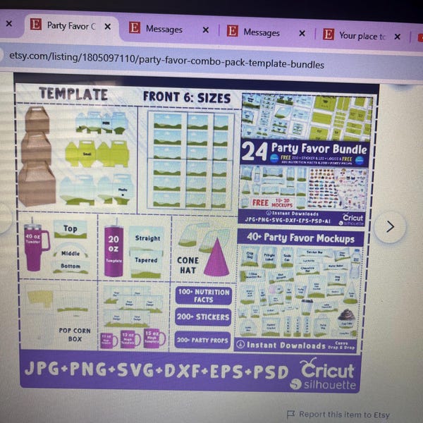 Birthday Nutrition Facts Labels, Editable Nutrition Facts Template - Etsy