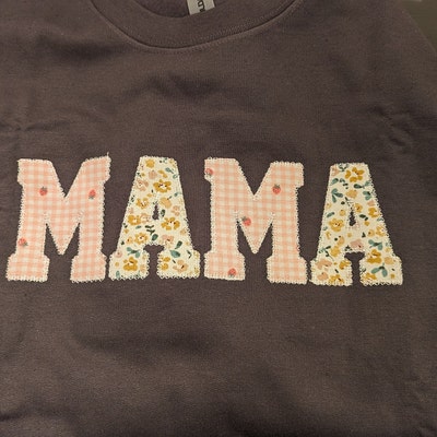 Colorful Varsity Letter Arch TEACH Embroidered Sweatshirt Simple ...