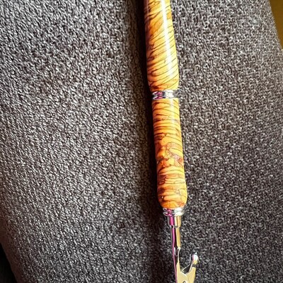 Handcrafted Turned Wood Oil Wand Kaleidoscope, Walnut & Quarter Sawn ...