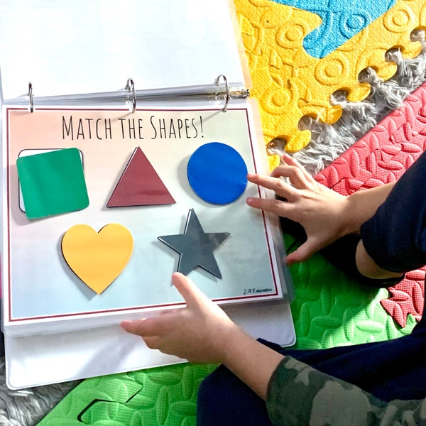 Girls Learning Binder, Printable Personalized Preschool Busy Book, 2 3 ...