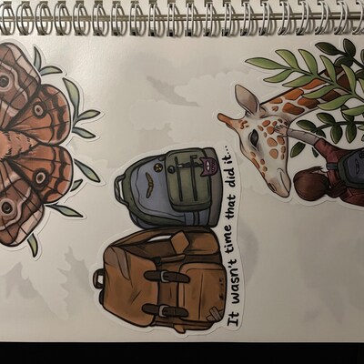The Last of Us Sticker Ellie With Giraffe TLOU Sticker Waterproof ...