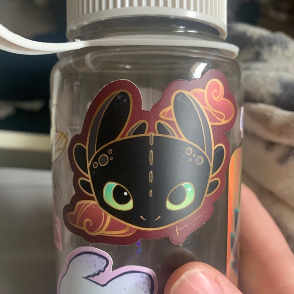 Toothless the Dragon How to Train Your Dragon Vinyl Sticker; the Hidden ...
