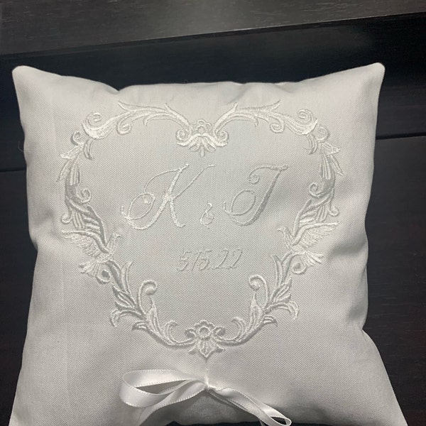 Wedding Monogram Blank Machine Embroidery Design - 10 Sizes - Etsy