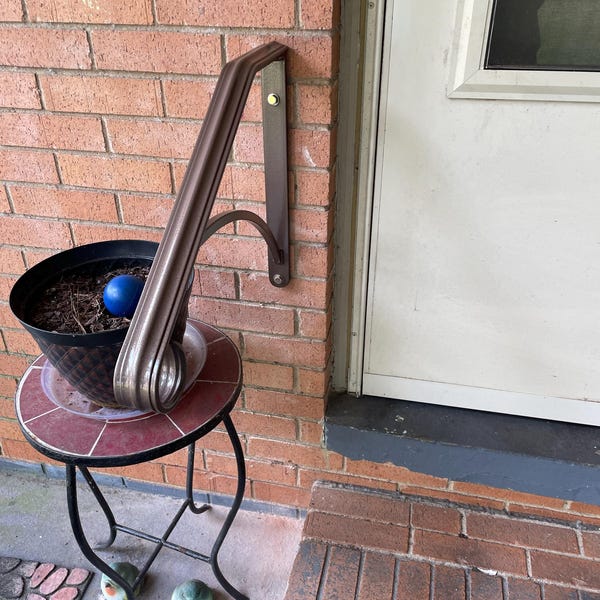 Grab Rail Heavy Duty Steel Ornamental Easy Install With Hardware Paint ...