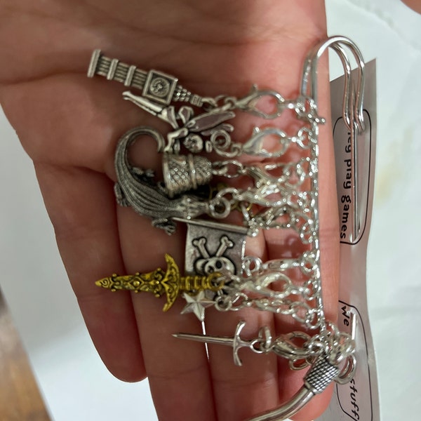 Peter Pan Stitch Markers and Bonus Hook Progress Keeper - Etsy Australia