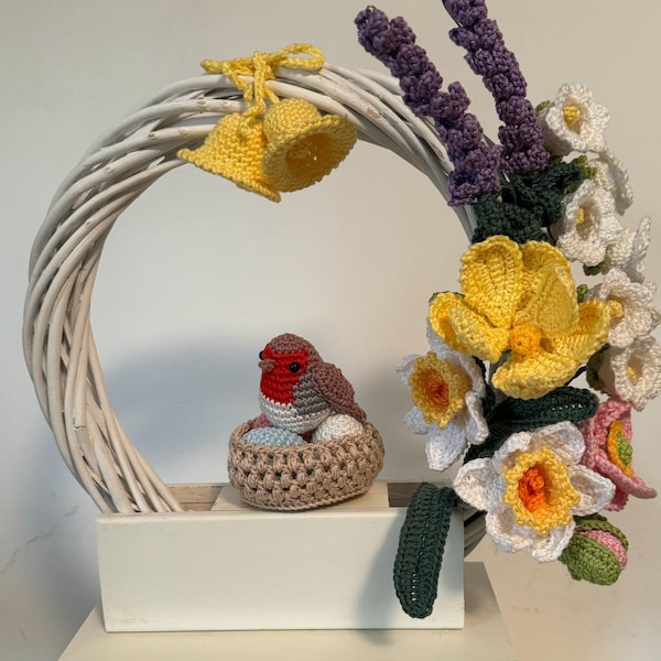 Crochet Lavender English Pattern (video), Amigurumi Lavender Flower ...