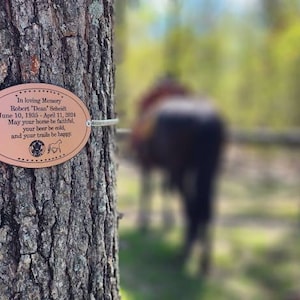 Original Tree Tag Hugger Engraved Tree Safe Memorial Plaque official ...