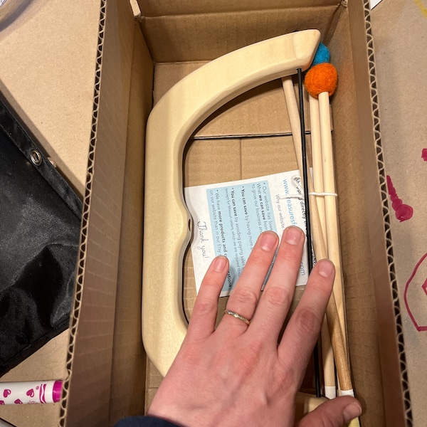 Small Bow and Arrows - Natural Wood Toy Bow - Original "from Jennifer ...