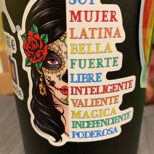 Mujer Latina Sticker Mexican Sticker Mexicana Sticker - Etsy