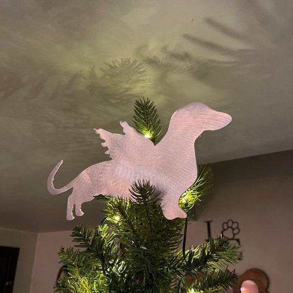 Dachshund Angel, Weiner Dog, Dog Christmas Tree Topper, Wreath ...
