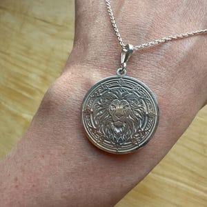 14k Solid Gold Zeus Necklace, Father of Gods and Men Zeus Necklace ...