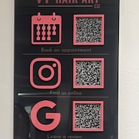 Mini QR Display Sign - Etsy UK