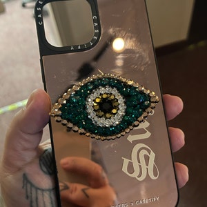 Custom Luxe Crystal & Pearl Embellished Phone Case High End | Etsy