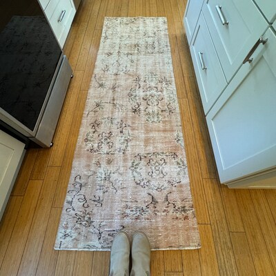 4x6 Turkish Rug,oushak Rug,neutral Vintage Rug,turkish Area Rug,wool ...