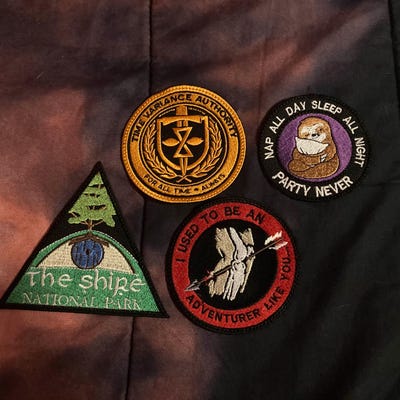 Glocktopus Starfield Patch/iron On/sew On/ Hook/ 3.54 X 4.02 - Etsy