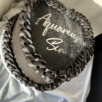 Cake Charm Personalized Name, Cake Decoration, Custom Name Cake Charm ...