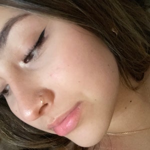 14K Gold Tiny Fake Nose Ring Gold Fake Nose Ring Gold Faux | Etsy