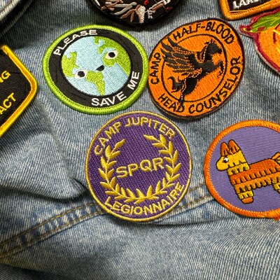 Camp Half Blood / Camp Jupiter 2.5in Embroidered Patches - Etsy