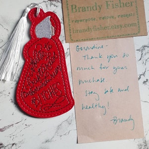 Handmaid's Tale Bookmark Embroidered Bookmark - Etsy