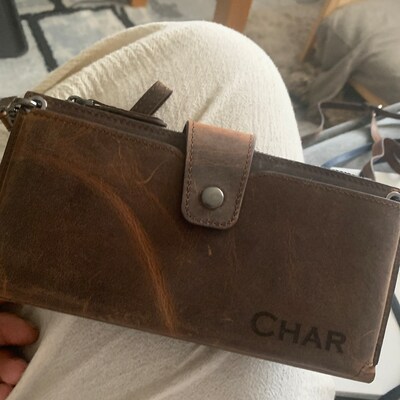 Crossbody Phone Wallet, Chic Leather Wallet for Women With Phone ...