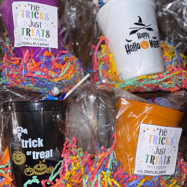 Halloween Favor Tags, Boo Gift Tags, Trick or Treat Favor Tags, Treat ...