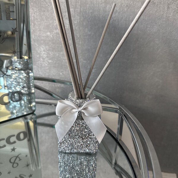 Crushed Diamond Reed Diffuser Bottle, Small 50ml Empty Reed Diffuser ...