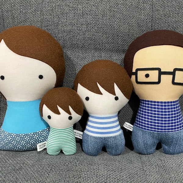 Custom Cat Portrait, Plush Cat, Memory Cat Personalized Doll, Handmade ...