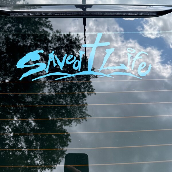 Saved Life Car Decal - Etsy
