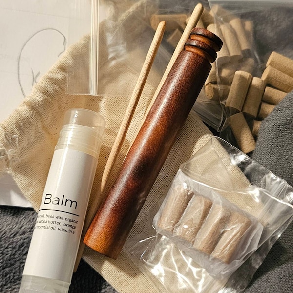 Elite Purple Heart Wood Inhaler With Necklace | Portable Diffuser ...