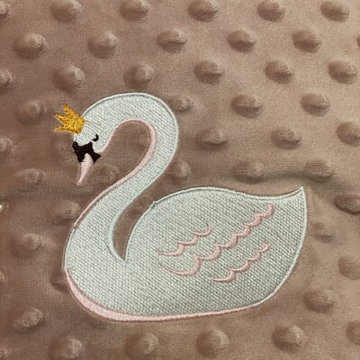 Swan Embroidery Simple 10cm Swan Machine Embroidery File Design 4x4 ...