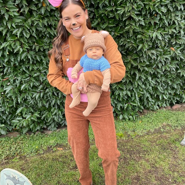 Crochet Roo Set/little Roo Newborn Photo Prop/infant Halloween Costume ...