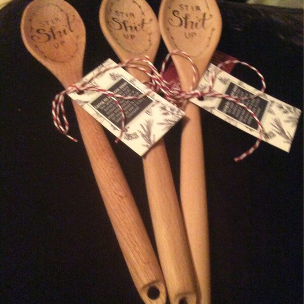 Kitchen Wizard Wooden Spoon Harry Potter Inspired Kitchen Decor Gift ...