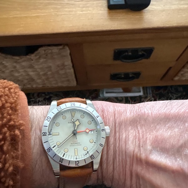 Handmade Copper Brown Italian Leather Watch Strap, Full Grain Leather ...