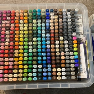 Copic Marker Insert Only for Black Bag Holds 276 Markers - Etsy