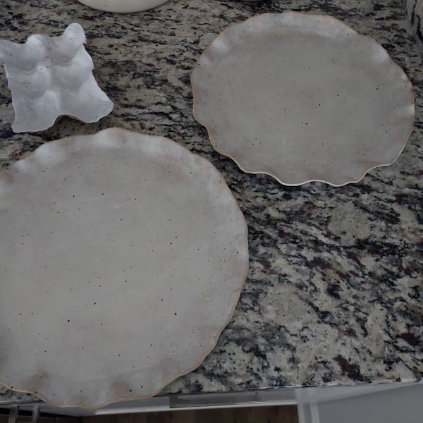 Ebba Stoneware Plates, Dinnerware, Handmade Dining - Etsy