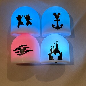 Disney Mini Color Changing Night Lights Over 80 Design - Etsy