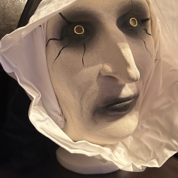 Demon Nun Mask inspired by Valak - Etsy